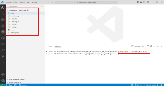Como instalar e iniciar um Projeto Django. - Pro Simples