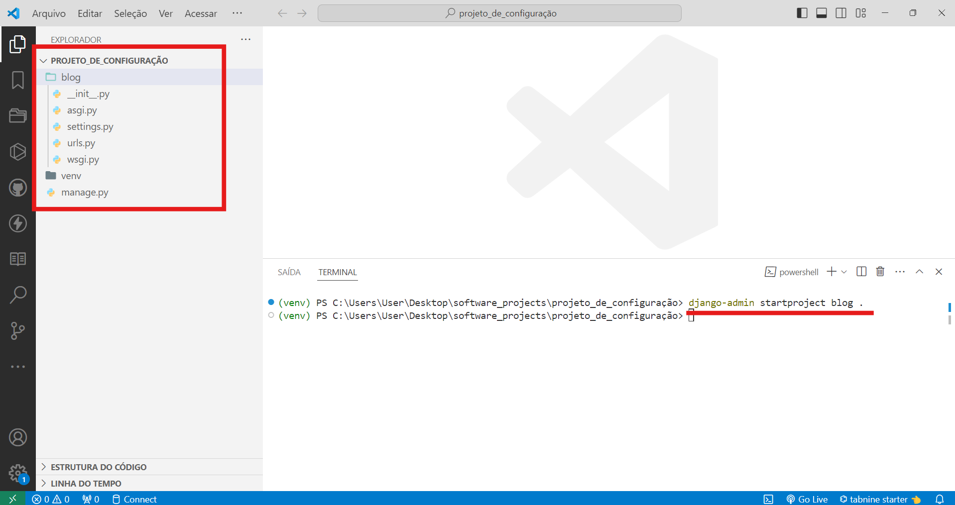 Como instalar e iniciar um Projeto Django. - Pro Simples
